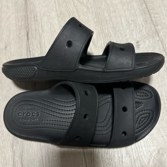 CROCS | Shoes | Crocs Iconic Comfort Unisex Classic Sandal 2 In Black ...
